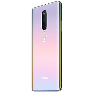 OnePlus 8 (128GB, 8GB) 6.55" 90Hz, Snapdragon 865, Dual SIM Euro 5G /Global 4G GSM Unlocked (T-Mobile, AT&T, Metro, Straight Talk) International Model IN2013 (w/Fast Car Charger, Interstellar Glow)