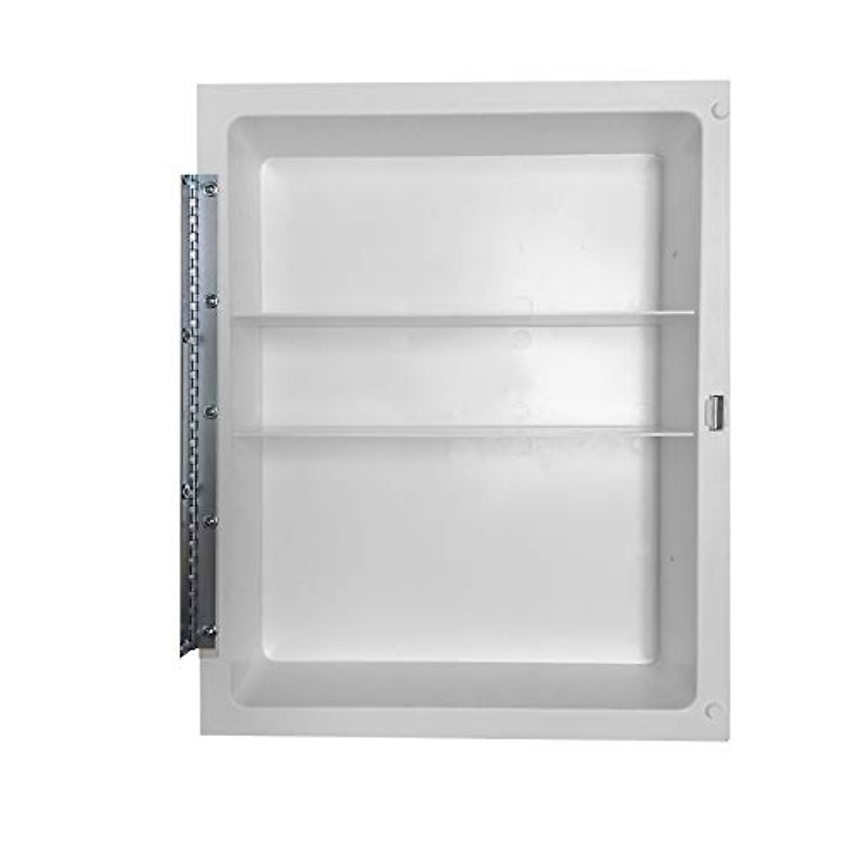 Mirrors and More 16" x 22" Medicine Cabinets for Bathroom with Mirror - Frameless Pencil Edge, Recessed, Modern Home Décor, Polish Edge, Non Adjustable Shelves