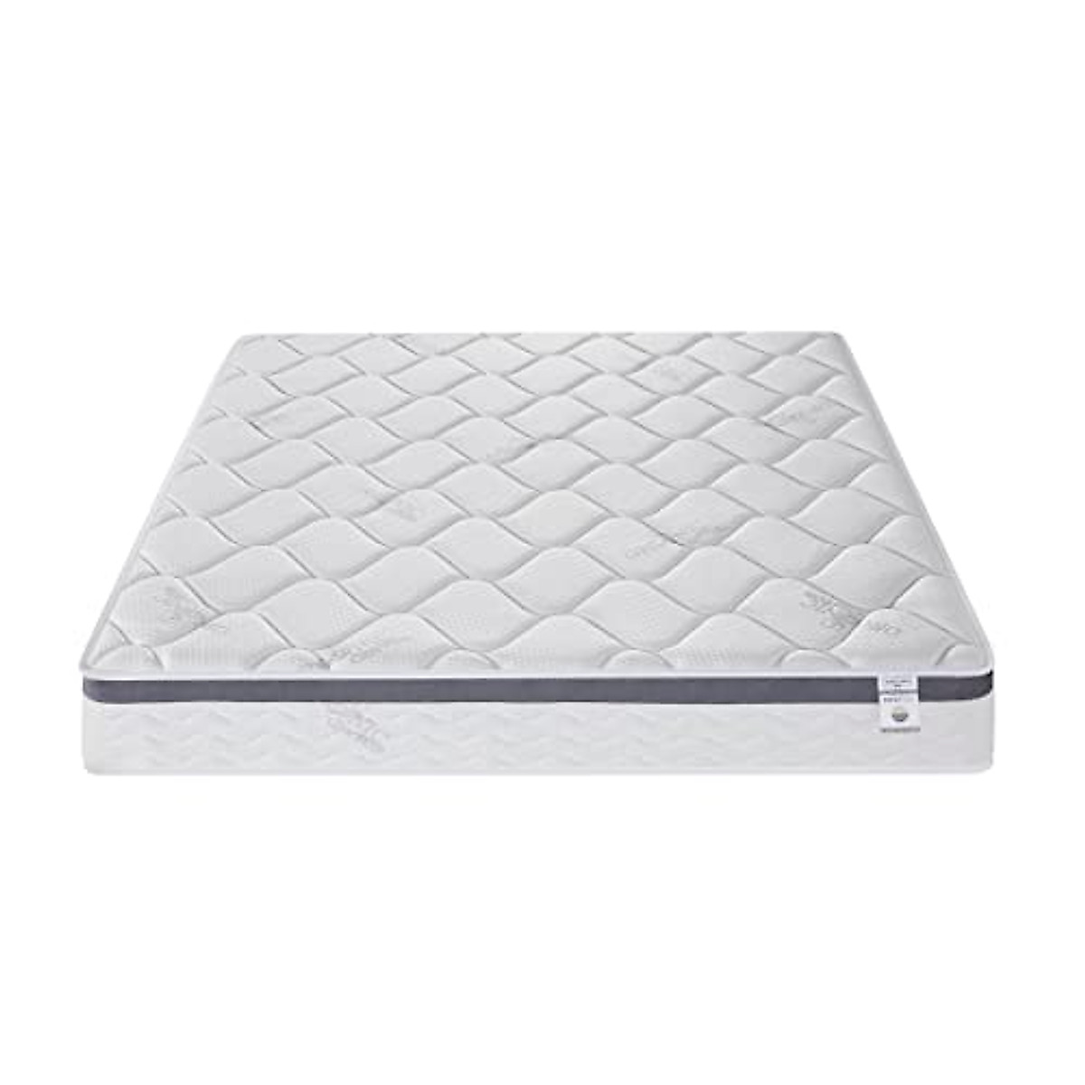 King Size Mattress - 10 Inch Cool Memory Foam & Spring Hybrid Mattress with Breathable Cover - Comfort Plush Euro Pillow Top - Rolled in a Box - Oliver & Smith