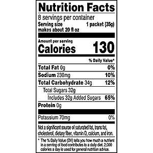 Gatorade Powder Sticks, Orange, Makes 20 ounces/stick (Pack of 8)