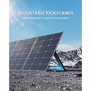 200W Portable Solar Panel,Ultre-Light 9.9lbs,20V Foldable Solar Charger kit with MC4 Output,23% Efficiency for 98% Power Stations Outdoor Camping Hiking Van RV Trip