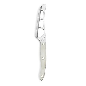 CUTCO Model 1764 Traditional Cheese Knife 5-3/8” Micro Double-D-edge blade (Pearl White Handle)