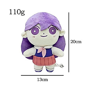 Plush Toys, 9inch Sunny Basil Kel Hero Aubrey Mari Characters Plushies, Game Figure Stuffed Pillow Cartoon Merch Prop for Fans (A)