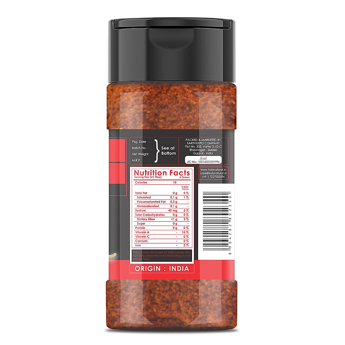 Ghost Pepper Powder (Bhut Jolokia Chili) - 3.5 oz/100 gm, 100% Pure, Smoked, Hottest & Spicy Chili Powder, Add Unique, Delicious, Complex and Smoky Flavor to Your Favorite Dishes