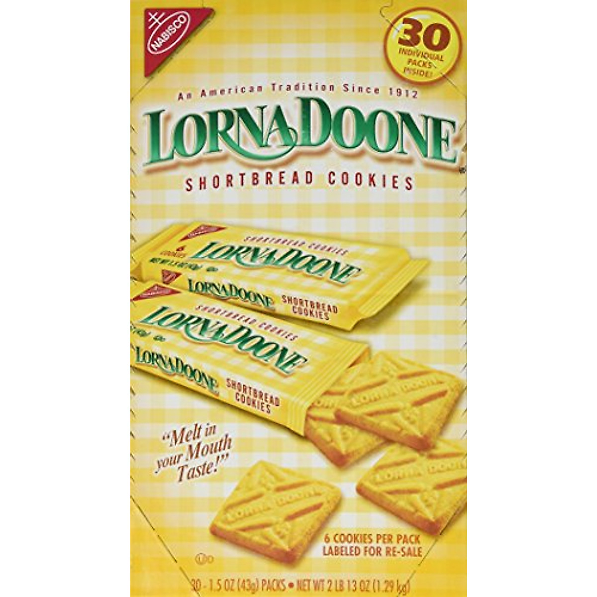 Nabisco Lorna Doone Shortbread Cookies - 30 ct.