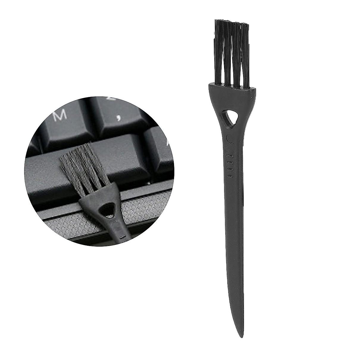 Electric Shaver Cleaning Brush - PP Handle Clipper Cleaner with Nylon Bristles