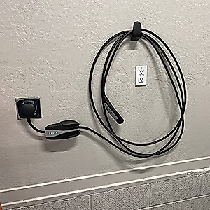 PHEOKER Tesla Mobile Charger Wall Mount Cable Organizer Bracket with UMC Holder fit Tesla Gen 2 Mobile Connector Charging Cable Cord Model 3 Y X S