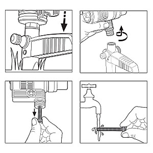 Gardena 38124 ZoomMaxx Oscillating Sprinkler on Metal Step Spike, Grey, Orange