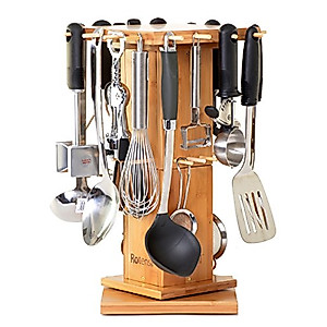 Rotensil Rotating Kitchen Utensil Organizer. Rotating Utensil Holder