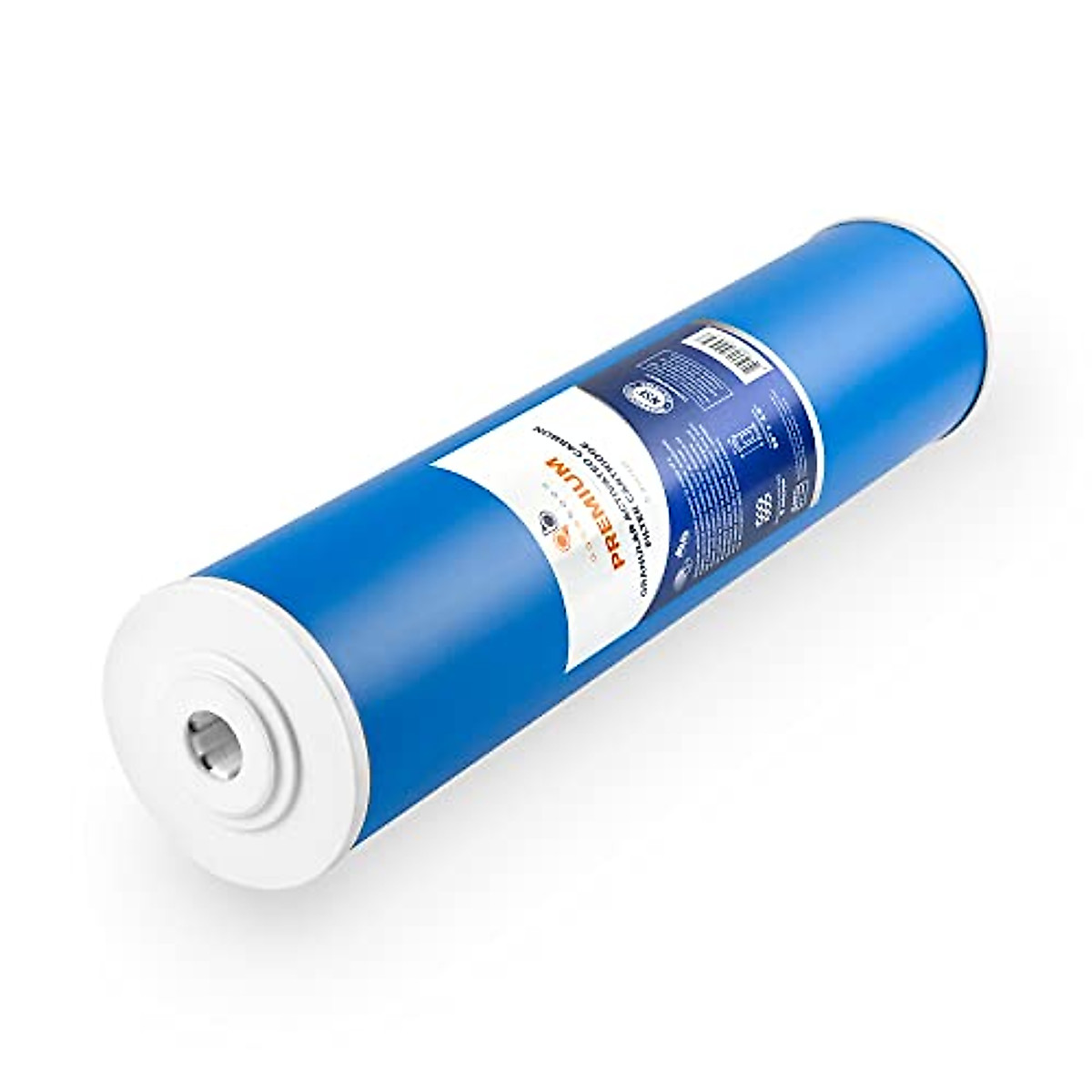 Aquaboon Premium 5 Micron 20" x 4.5" Whole House Coconut Shell Granular Activated Carbon (GAC) Water Filter Replacement Cartridge, 4 Pack