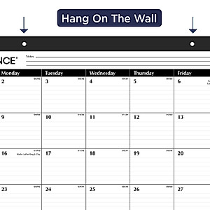 AT-A-GLANCE 2023 Desk Calendar, Desk Pad, 21-3/4" x 17", Large, Ruled Blocks, Monthly (SK2400)
