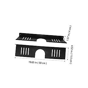 BRIGHTFUFU Bathroom Storage Wall Mounted Rack Shelves steel shelf wall mount shelves bath organizer wall stand shelves steel shelves decorative shelves steel shelving toilet