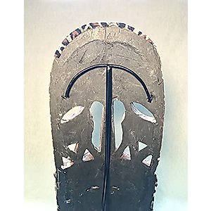 Clearco Decorative Mask STAND for African and Tribal Masks, Artifacts, Dolls, Statues, for displays, shows and art exhibits. MASK NOT INCLUDED.