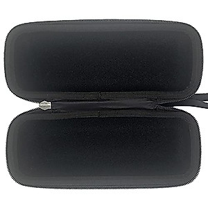 Solvacom Compact Zippered Sonos Roam Travel Case – Zip Up Carrier Storage Box Zipper Bag for Carrying Sonos Roam Portable Bluetooth Speaker (Black)