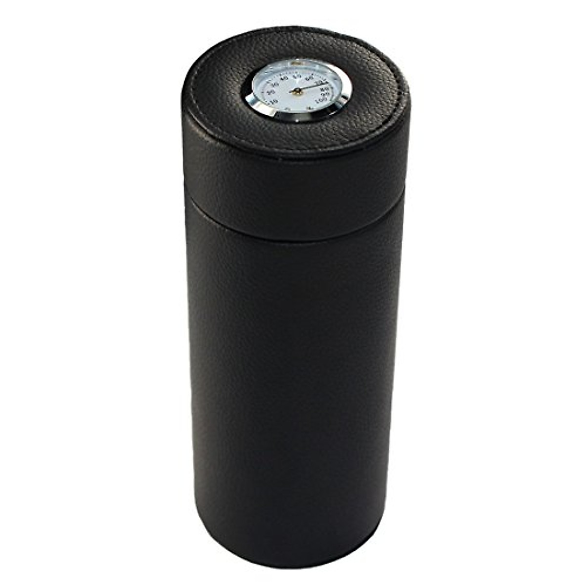 AMANCY Popular Cedar Wood Lined Portable Travel Leather Cigar Humidor Case,Packed by Nice Gift Box