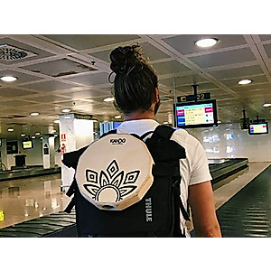 KTÄK -The First Handcrafted, Hand Drum Percussion, Two-Sound Cajón Body Snare, Portable Cajon by Kandu (Natural Wood/Black Logo)