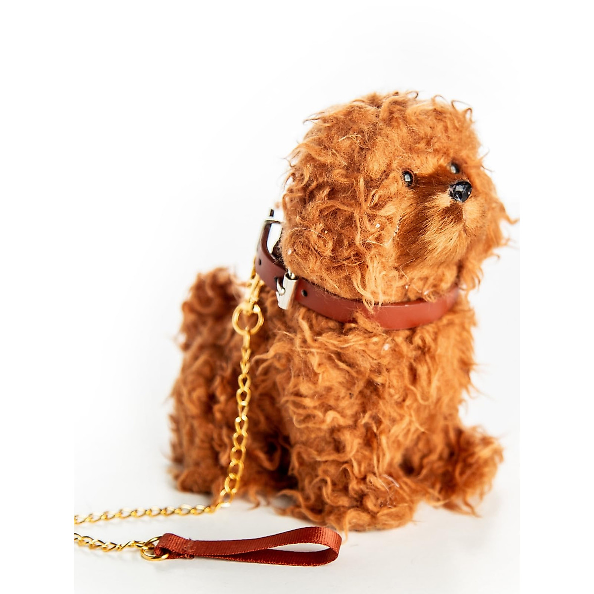 THE QUEEN'S TREASURES 18 Inch Doll Pets, Labradoodle Puppy Dog Pet Friend with Leash and Collar, Compatible for Use with American Girl Dolls