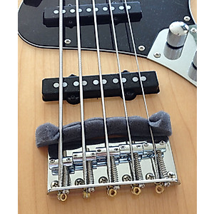 Spree Lot of 3 bass guitar mutes, fits 4 and 5 string compatible replacement for Fender Squier