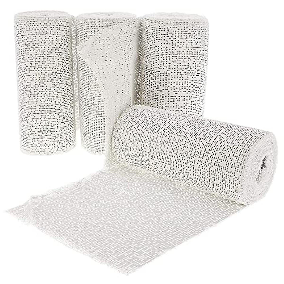 4-Pack Cloth Plaster Wrap Rolls for Arts and Crafts Projects, 6 x 180 Inches