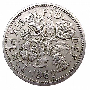 MKISHINE Something Blue for Bride to Be on Wedding Gifts Bride's Wedding Card from Mom Dad Grandma Sister Friends, Bride's Old Sixpence Coin with Wedding Card for Bride, a Sixpence for Her Shoe