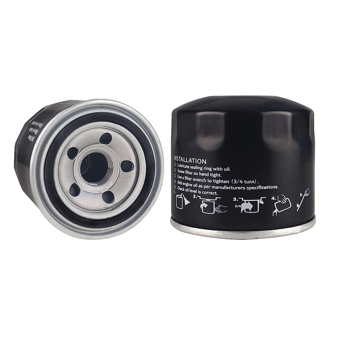 Kvjicdo Oil Filter B20 B1750 B2320 B7510 ZD326P BX2670 Fit For Ku-bota HH150-32094 Hnoda 15400-679-023 JD AM101378 To-ro 104-5167 S-cag100800 (2 Pack)