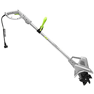 Earthwise TC70025 7.5-Inch 2.5-Amp Corded Electric Tiller/Cultivator, 7.5-Inch, 2.5-Amp Corded, Grey
