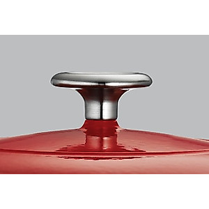 Tramontina Enameled Cast Iron Covered Dutch Oven 7-Quart Gradated Red, 80131/052DS