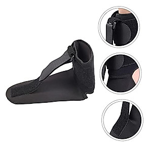 FOMIYES 1pc Foot Drop Orthotics Plantar Fasciitis Splint Tool Stand Night Splint Foot Position Brace Ortho Picks for Braces Foot Orthotic Tool Foot Drop Corrector Foot Droop Brace Black