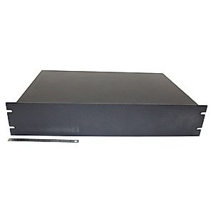 19" Rack Mount Case Enclosure 37-2U - 300mm Deep Steel Chassis - 19" Wide - Higher Strength Steel with Cooling Vents - 19 Inch Aluminum Faceplate