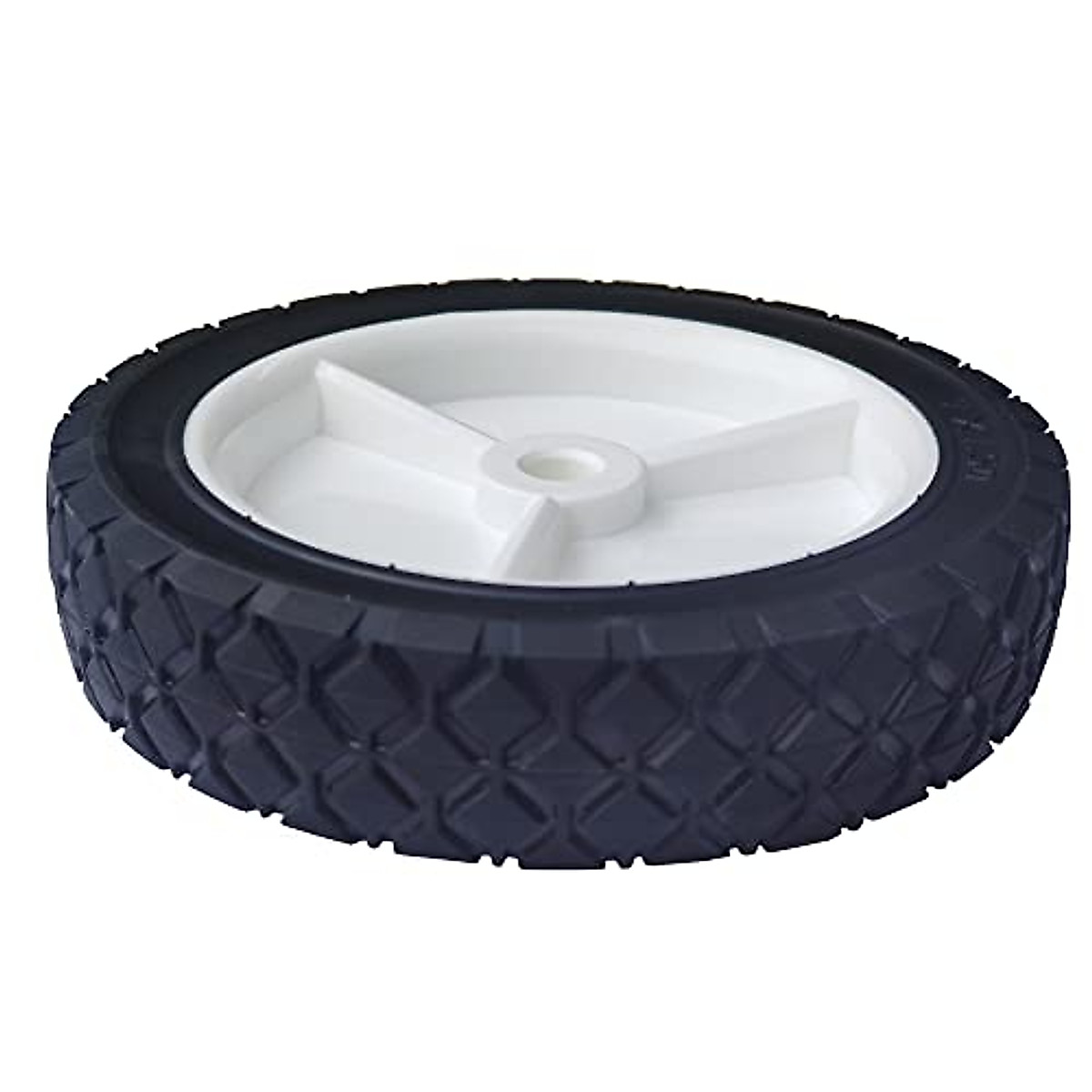 Zweipappel Pair of Wheels Universal Replacement for Lawn Mower and Carts, 7x1.50 Rubber Wheels Width:1.26-Inch/32mm