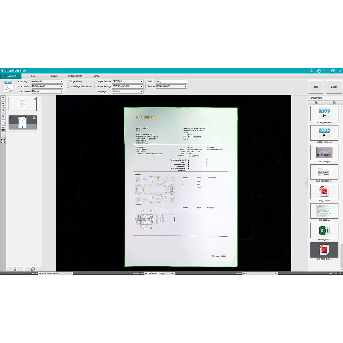 IRIScan Desk 5 PRO A3 Large Color scanner, PRO A3 Document & Book Scanner