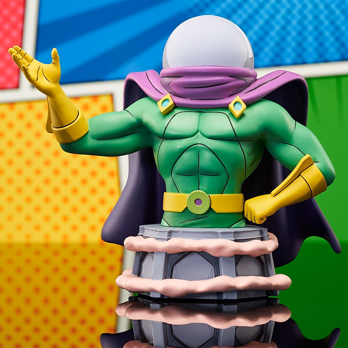 Diamond Select Toys Marvel Animated: Mysterio 1:7 Scale Resin Bust, Multicolor, 6 inches
