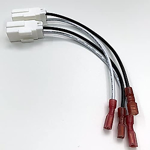 2 Pack Wrangler Speaker Harness Compatible with Jeep Dodge Durango Dakota Charger Ram Speaker Wire Adapter Door Front Rear Chrysler Speaker Wire Harness Adapter Connector Plug 72-6514