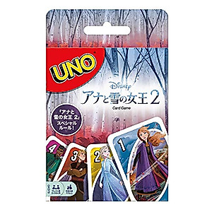 Mattel Games UNO Disney Frozen II Card Game for Kids and Family with 112 Cards and Instructions, Makes a Great Game for Kids 7 Years Old and Up