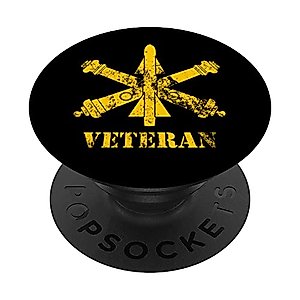 Air Defense Artillery (ADA) Veteran - US Army Vintage Look PopSockets Swappable PopGrip