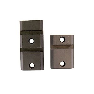 WARNE Maxima M902/902M Savage Accu-Trigger/Ruger American Centerfire Base, Two Piece Base Set, 6-48 Screws, Blued Black Oxide, Matte