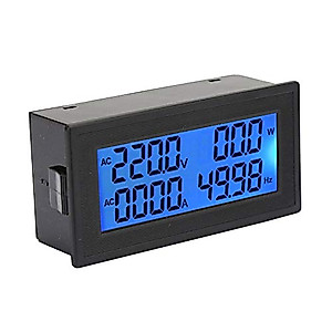 Ampere Meter, YB5140DM 0~20A 60~500V Voltmeter Multi Function AC Digital Ammeter Current Meter