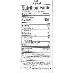 Pacific Natural Foods Oat Milk Barista Series-Non-Dairy Gluten Free- 32 oz ea- case of 4