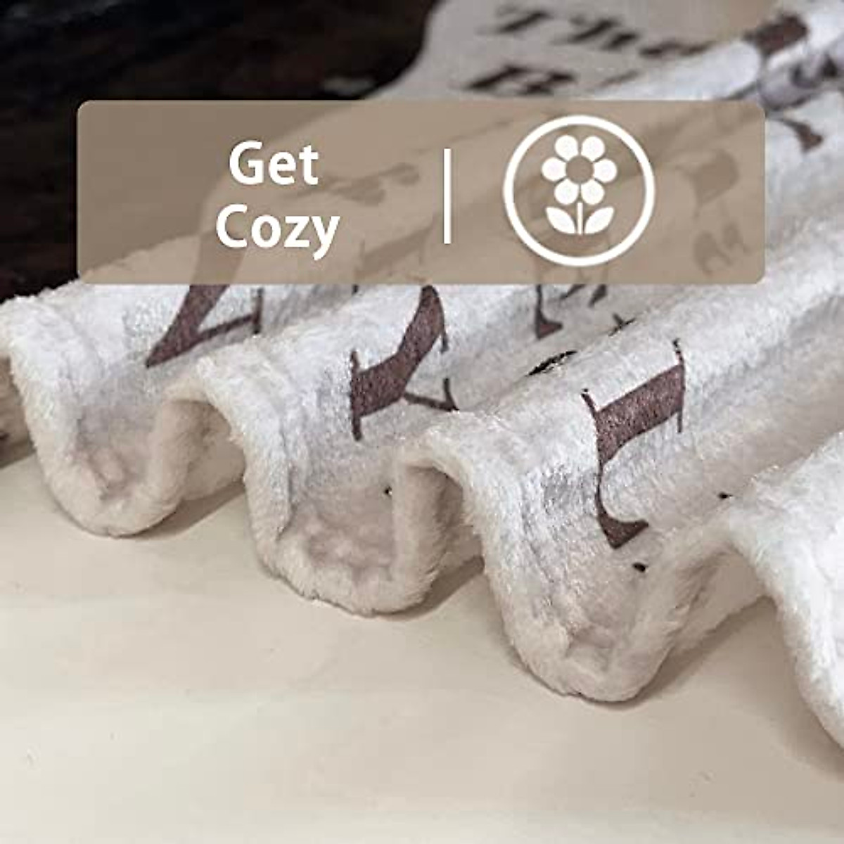 to My Dad Blanket Father Birthday Present for Daddy Husband Men Healing Throw from Daughter Printed Convenient Soft Couch 60"x80"