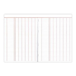 Silvine A4 Book Keeping Analysis, 32 Pages Printed 'Analysis' 7 Columns - Ref SJA4A
