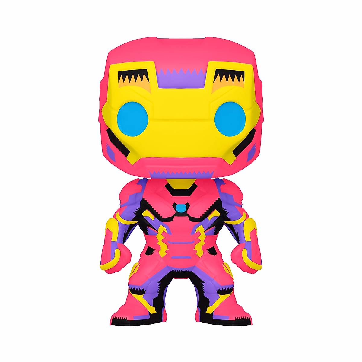 Funko 48846 Marvel Black Light Iron Man Collectable Toy, Multicolour