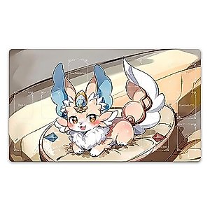 Ygomat Playing Field Purrely Trading Card Game OCG Playmat TCG Duel Mat Free Best Tube/Bag (D_Add Playzones + Bag)