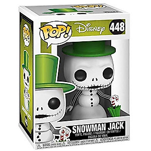 POP Disney: The Nightmare Before Christmas - Snowman Jack Funko Vinyl Figure (Bundled with Compatible Box Protector Case)