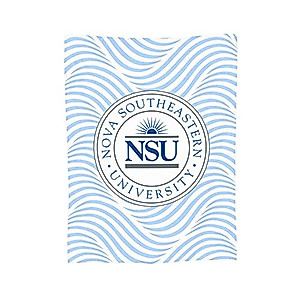 Nova Southeastern University Logo Fleece Blanket, Very Soft Microfiber Flannel Blanket for Couch Warm and Cozy for All Seasons