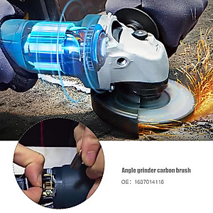 Micro Traders 4 Pairs of Angle Grinder Carbon Brushes 5x8x17mm 1607014116 Compatible with Bosch PWS7-115 GWS9-125 S4B GWS500 GWS650 PWS500 PWS550 Power Tool Replacement Accessories