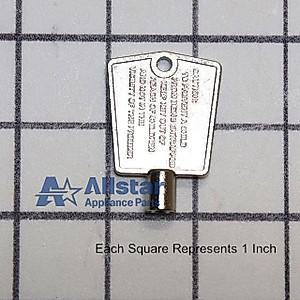 Allstar Appliance Parts WP4356840 Refrigerator Freezer Door Key