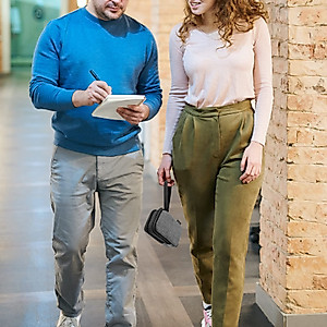 Labels Makers Case Compatible with Phomemo D30 Label Maker/Memoking D30 label maker/NiiMbot D11, Mini Labeler Printer Carrying Bag Organizer with Pockets for Tape Paper Roll and Accessories, CASE ONLY