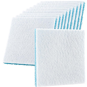 LTWHOME Compatible Poly Foam Pad Replacement for Fluval C3 Power Filter, Fluval C Clip-On Filter Foam (Pack of 10)