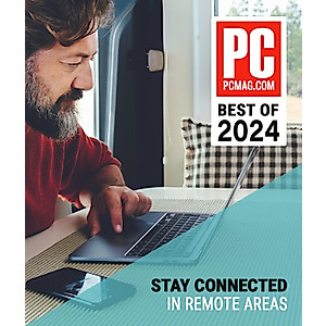 SureCall Fusion2Go 3.0 RV Cell Signal Booster for Motorhome, 5G/4G LTE, Large Vehicles, Permanent Omni Antenna, Multi-User All Carrier Boosts Verizon AT&T Sprint T-Mobile, FCC Approved, USA Company