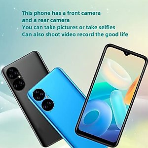 aderroo 6.52-inch Screen ，H22 Unlocked Cell Phone，2GB RAM, 16GB ROM，Supports 3GWCDMA : 850/2100MHZ Dual SIM Card Frequency Band，Front and Rear Camera ，Android Smartphone(Black